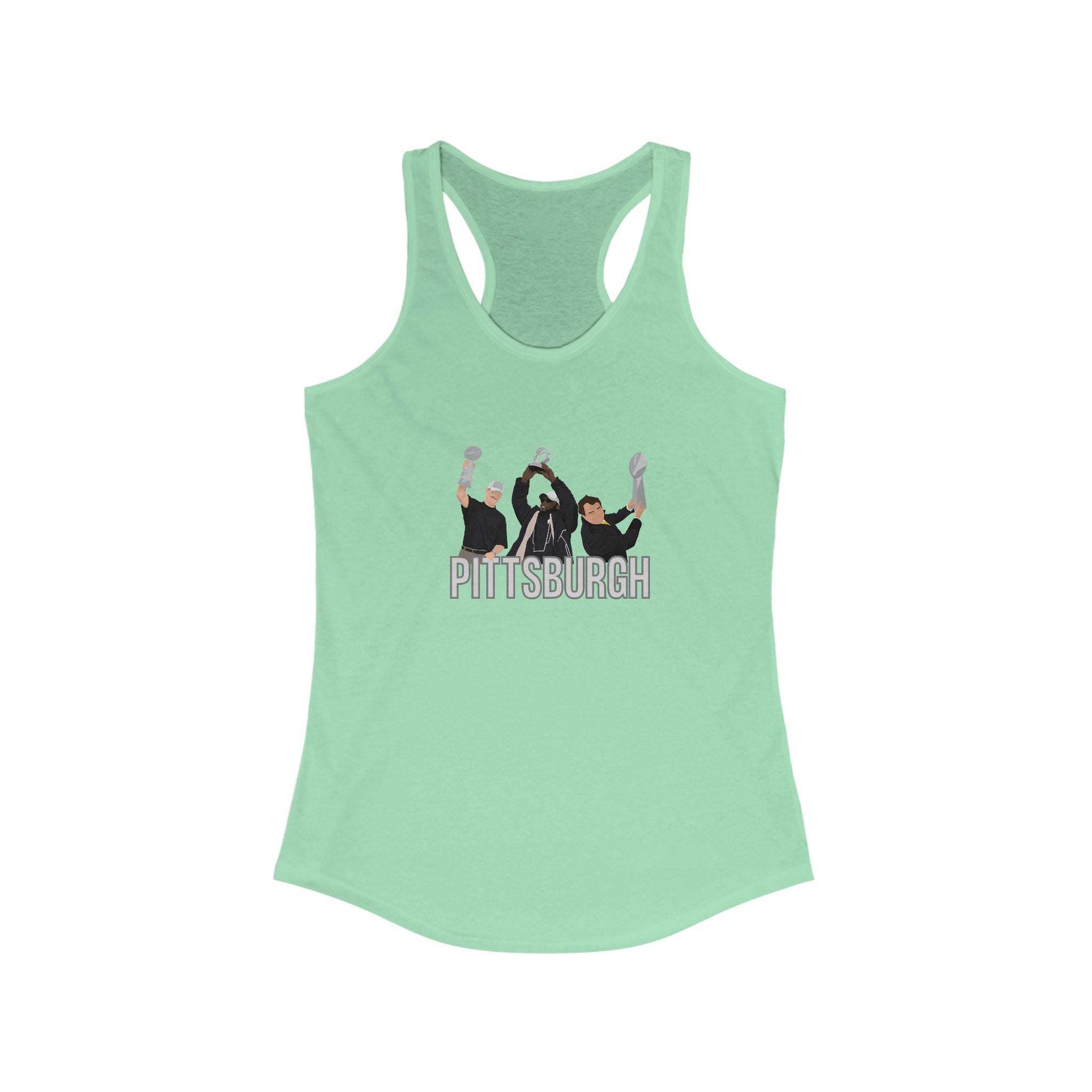 Pittsburgh Champion Coaches Women's Racerback Tank - Fitted Silhouette ...