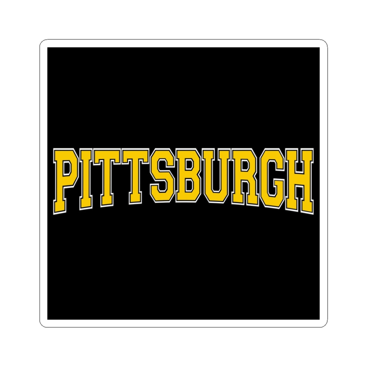Pittsburgh Varsity Letters Block Stickers – YinzerShop