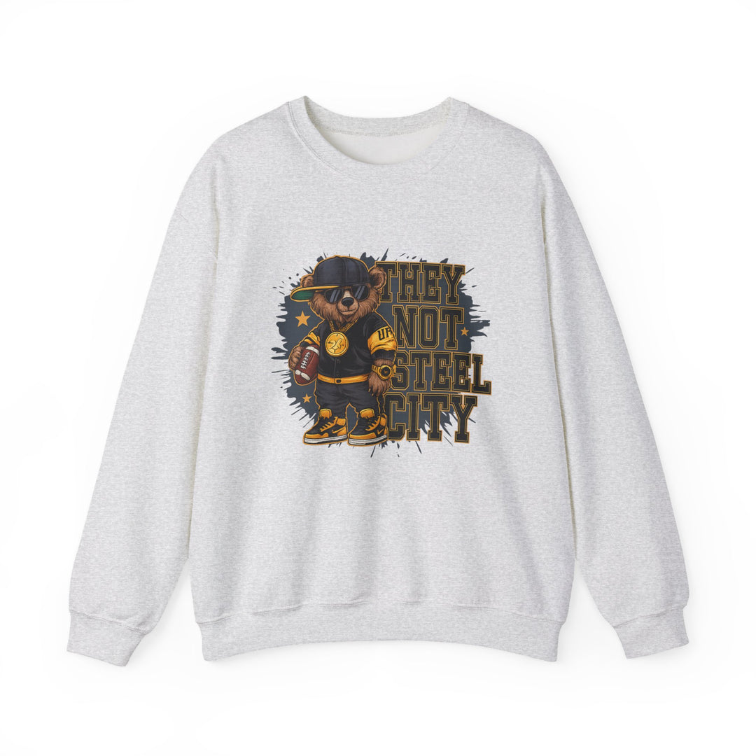 They Not Steel City Bear - Heavy Blend™ Crewneck Sweatshirt – YinzerShop
