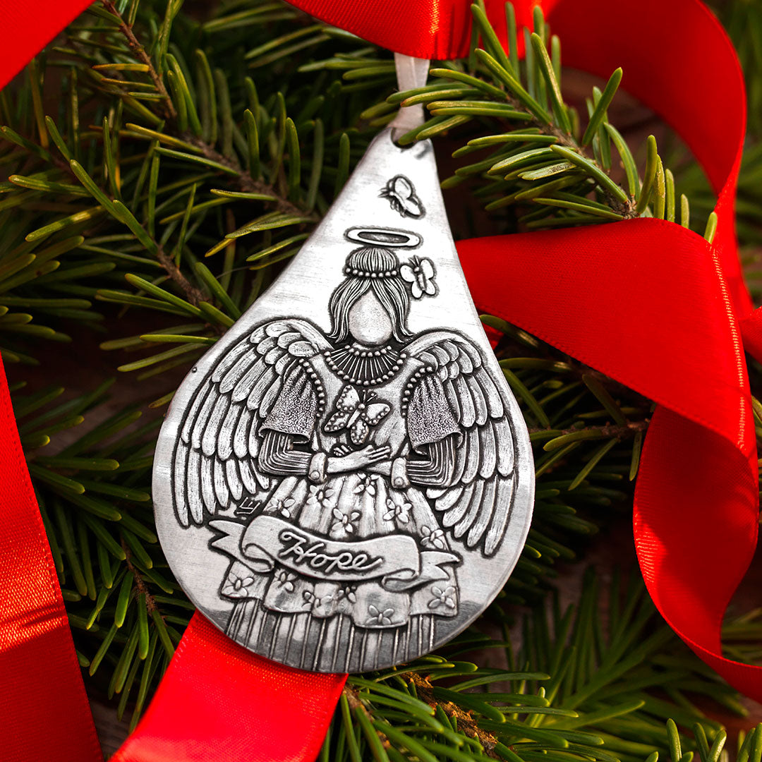 Hope Angel Teardrop Ornament – YinzerShop