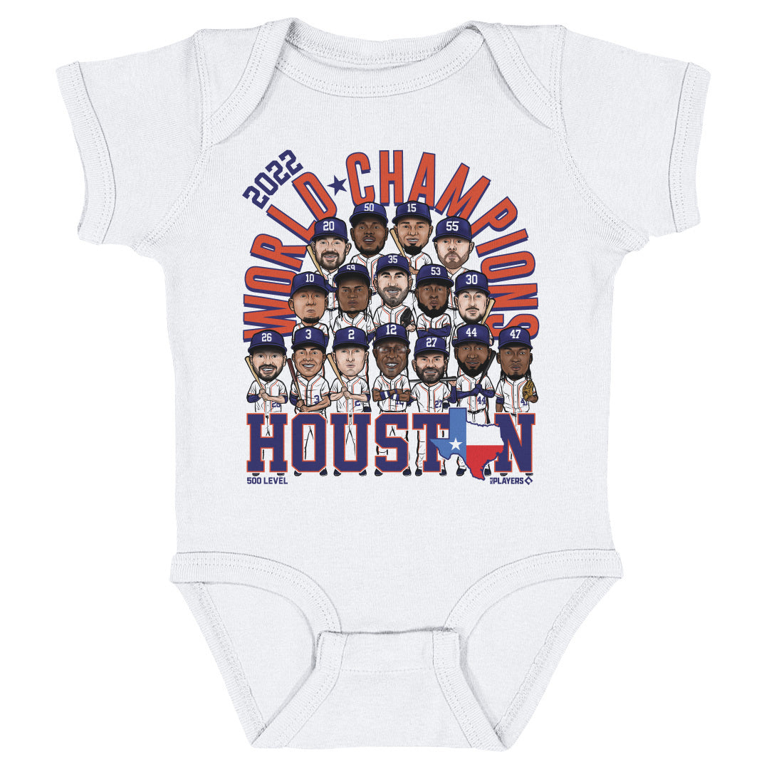 Houston Baseball Champs 2022 Kids Baby Onesie Kids Baby Onesie White 6M ...