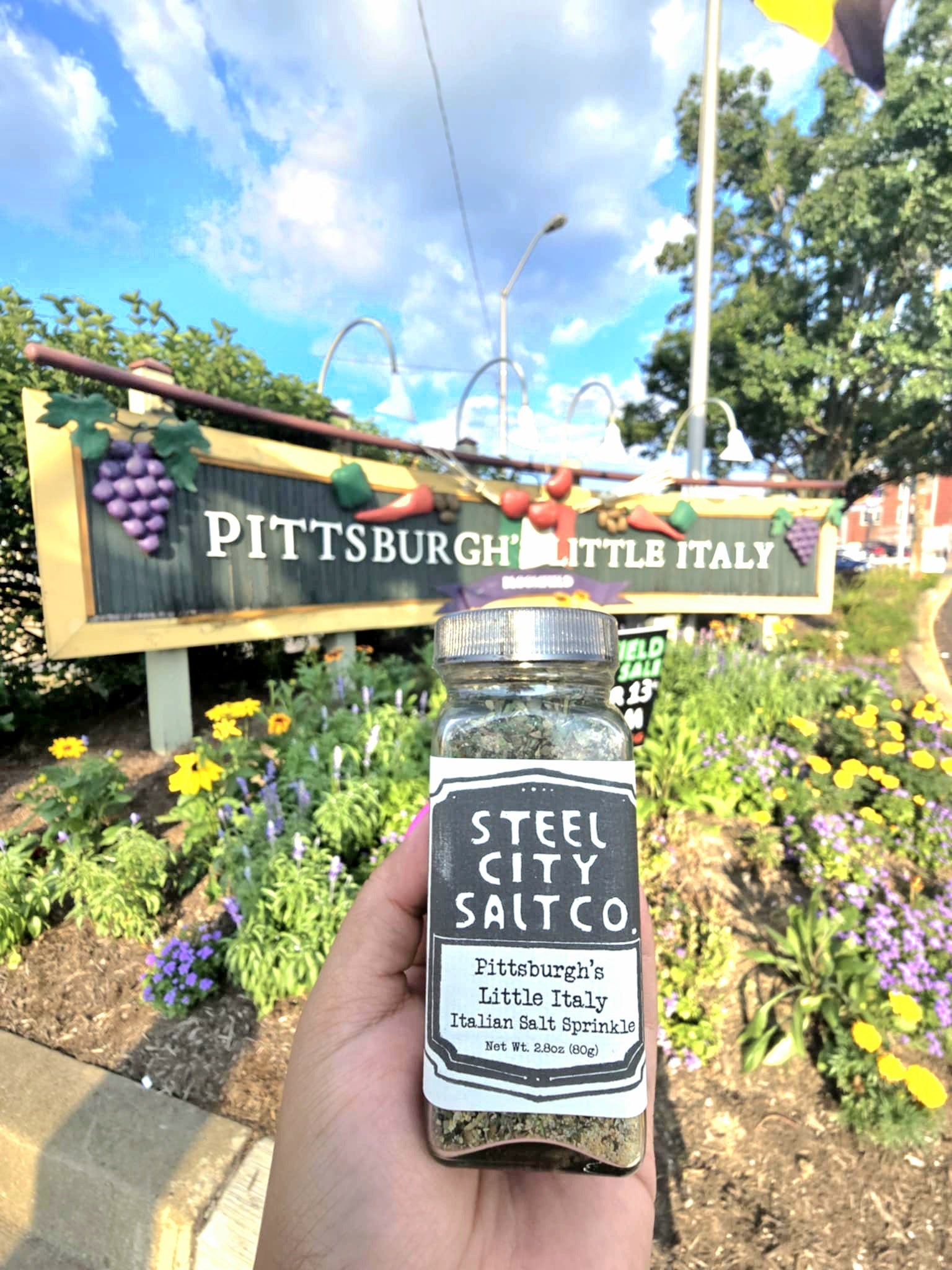 Pittsburgh's Little Italy Italian Salt Sprinkle 2.8oz Shaker-top Bottle ...