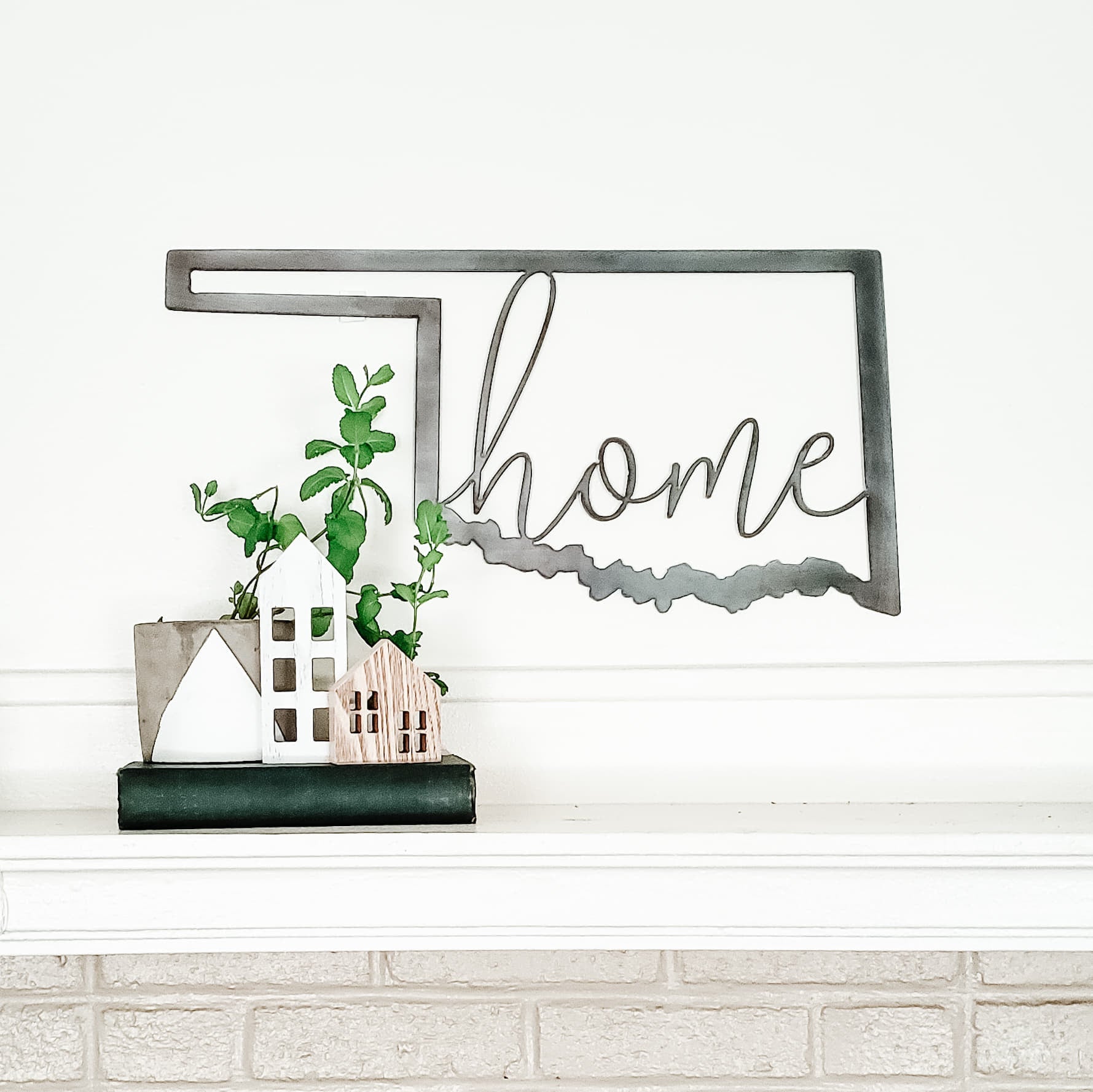 Oklahoma Home Script Wall Decor Wall Decor Default Title Default Title ...