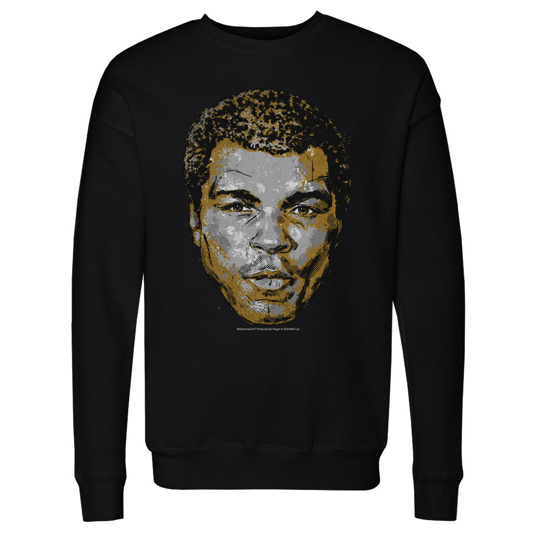 Muhammad Ali Portrait WHT Men's Crewneck Sweatshirt Men's Crewneck ...