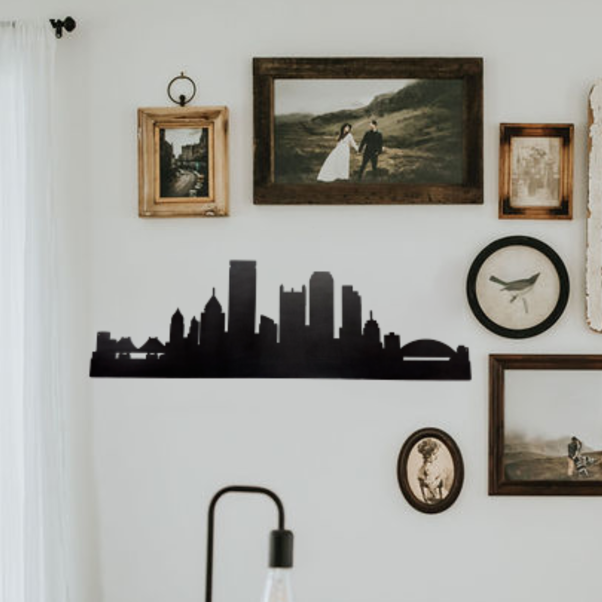 Pittsburgh, PA Skyline - 2 Bridges Wall Decor Default Title Default ...