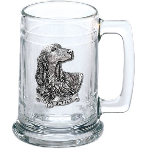 Irish Setter Stein – Handcrafted Pewter Beer Mug with 3D Sculpted Desi ...
