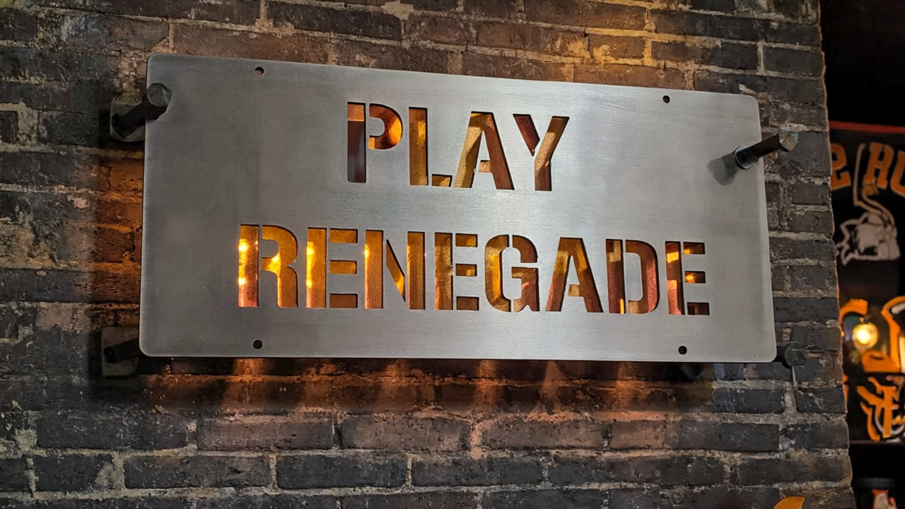 Play Renegade Steel Wall Art Piece Heavy Robust Steel Sign – YinzerShop
