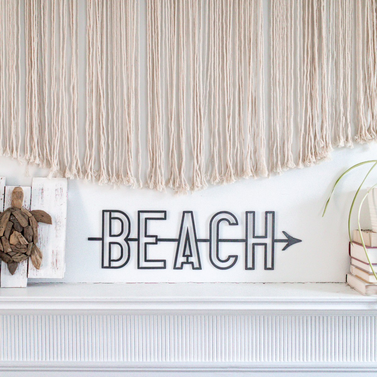 Beach Script Wall Decor Wall Decor Default Title Default Title – YinzerShop