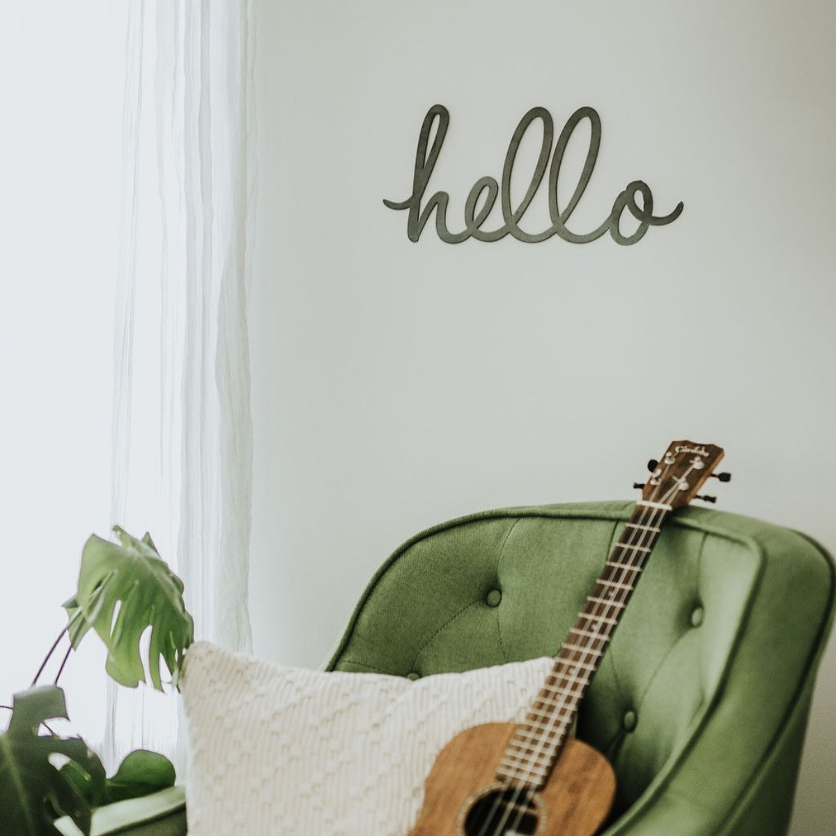 Hello Script Wall Decor Wall Decor Default Title Default Title – YinzerShop