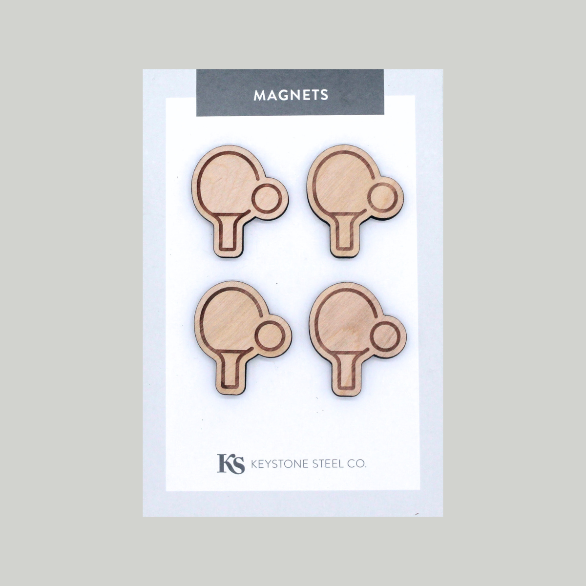 Ping Pong Paddle Sport Magnets, Pack of 4 Magnets Default Title Default ...