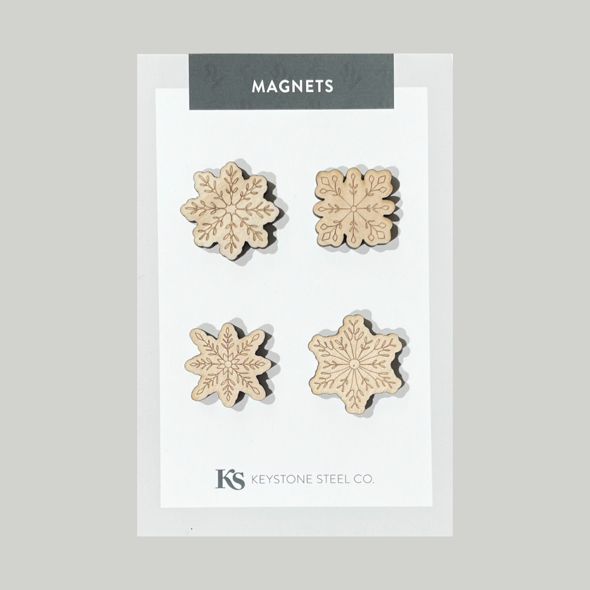 Snowflake Magnets, Pack of 4 Magnets Default Title Default Title ...