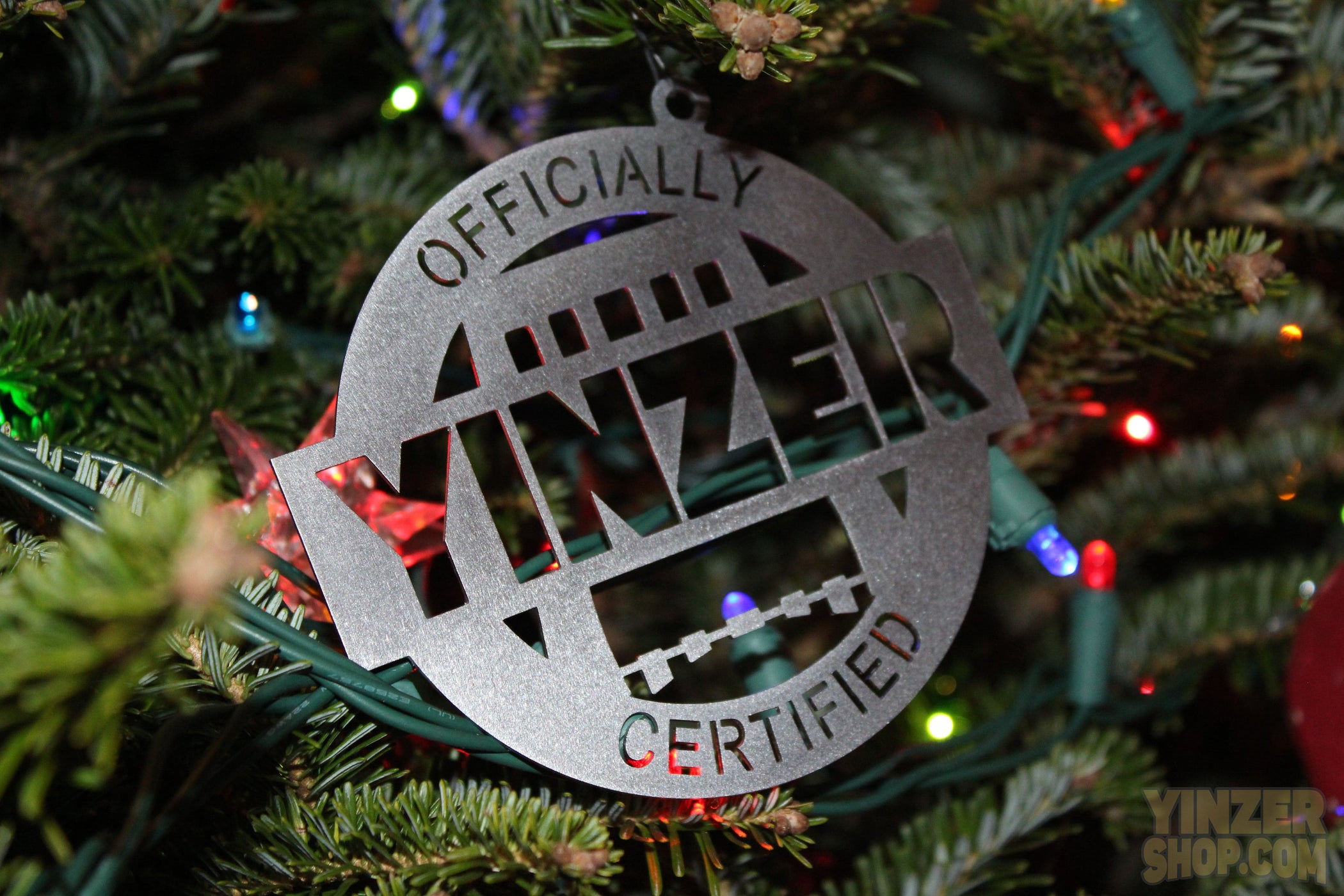Yinzer Christmas Tree Ornament at YinzerShop
